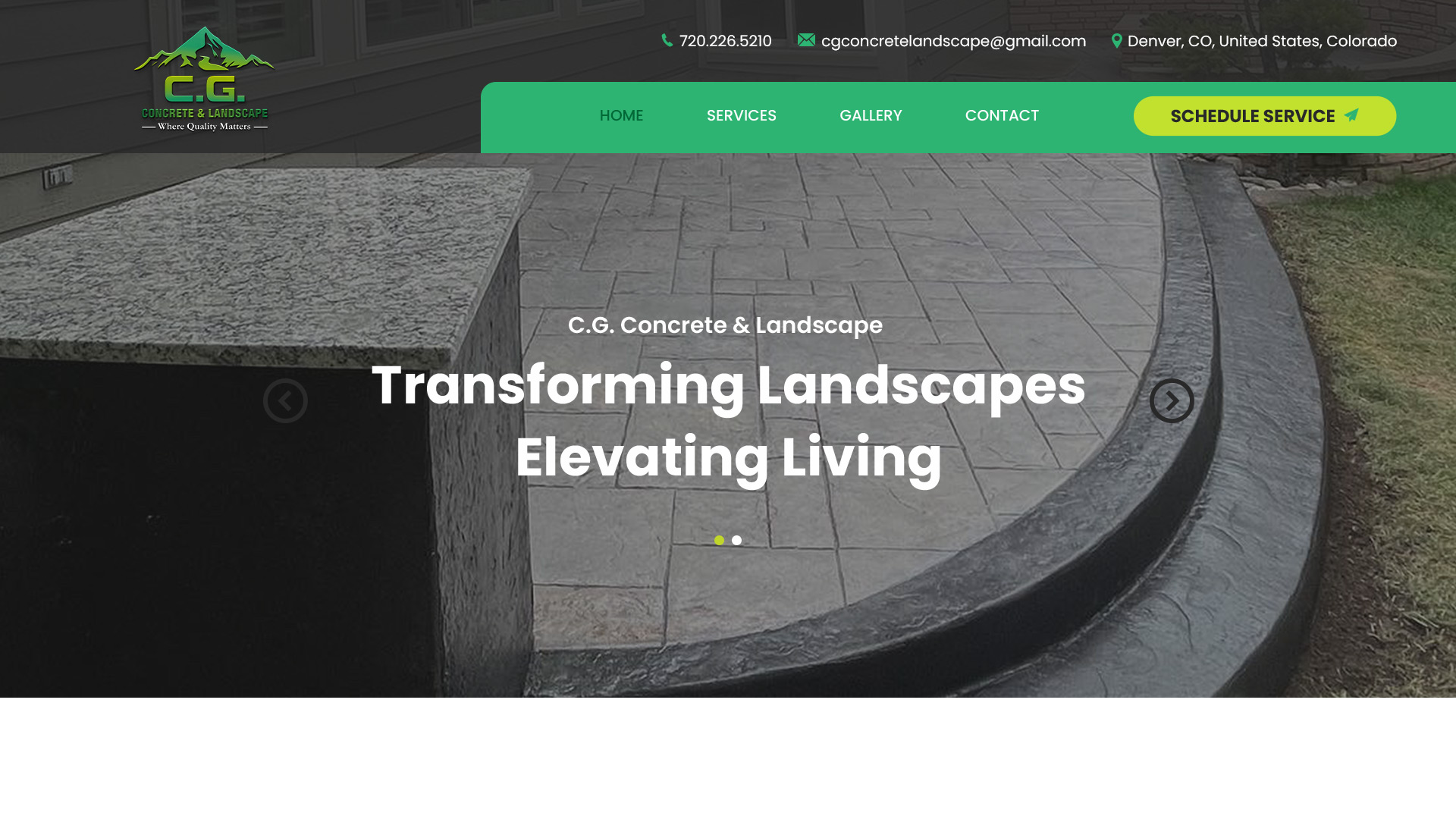 C.G Concrete & Landscape | Transforming Landscapes Elevating Living